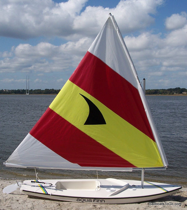 Sailboats To Go » Aqua Finn Sailboat