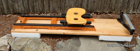 Sailboats To Go » Sliding Seat for Canoe Rowing