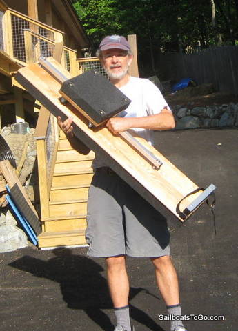 Sailboats To Go » Sliding Seat for Canoe Rowing