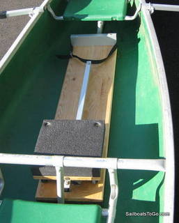 Sailboats To Go » Sliding Seat for Canoe Rowing