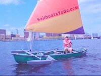 Sailboats To Go » Canoe Sail Kits. Easy Clamp-on Design.